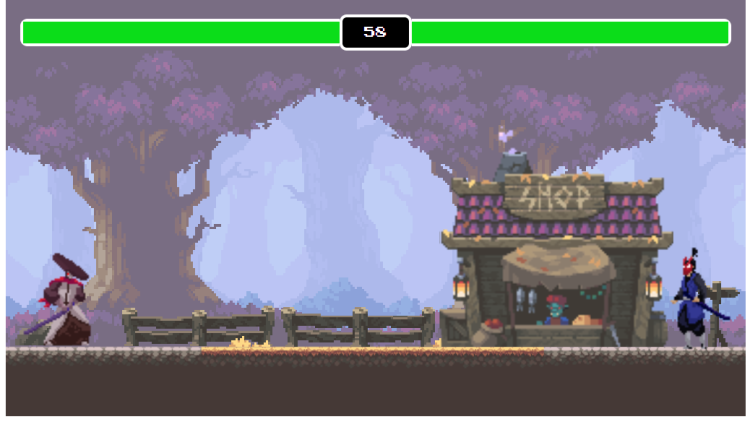 Samurai Fighter Game in JavaScript with Source Code | SourceCodester